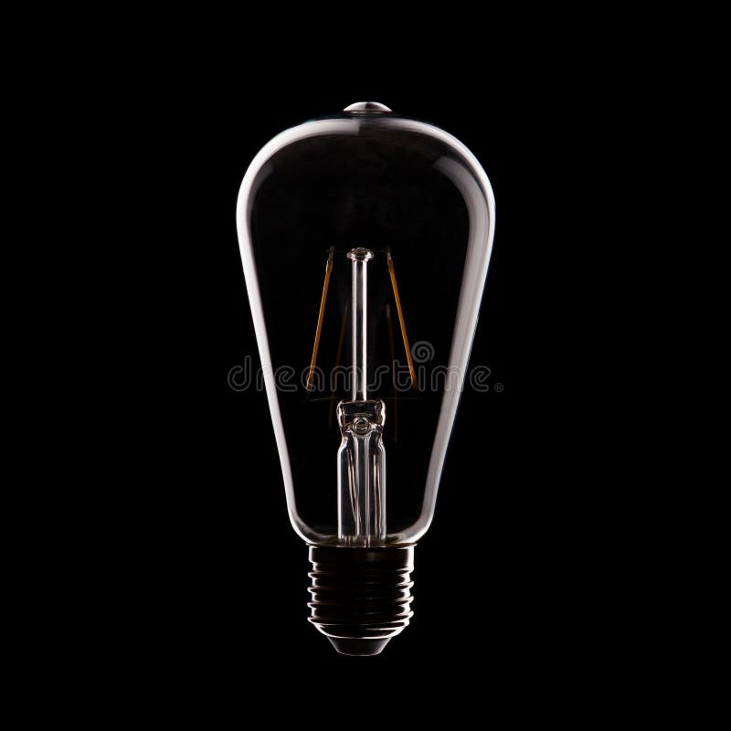 LED Lightbulb with Power Turned Off Stock Photo - Image of bulbs, close ...