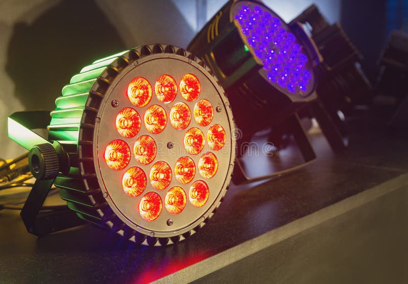 LED Lighting Equipment for the Concert and Show Stock Photo - Image of ...