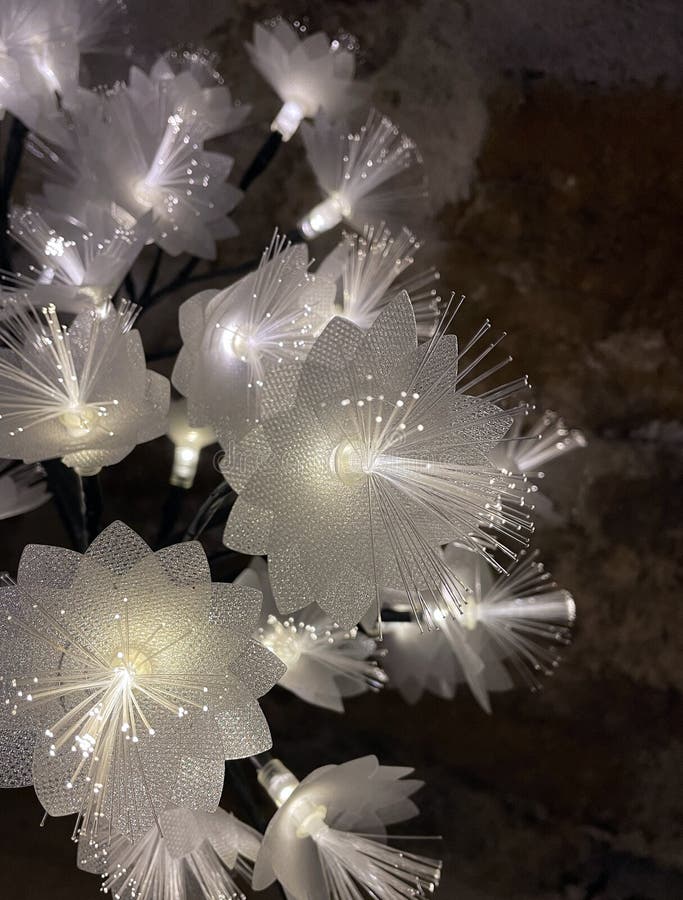Led Lighting in the Form of Flowers Stock Image - Image of imagination ...