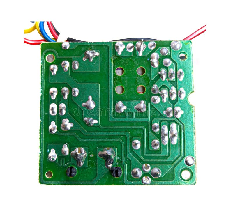 LED Lights Circuit Connection on Board. Stock Photo - Image of detail ...