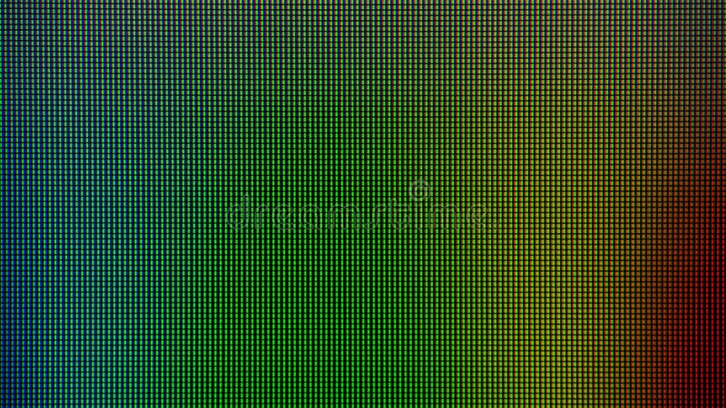 LED Lights from Computer Monitor Screen Display Panel for Design. Stock ...