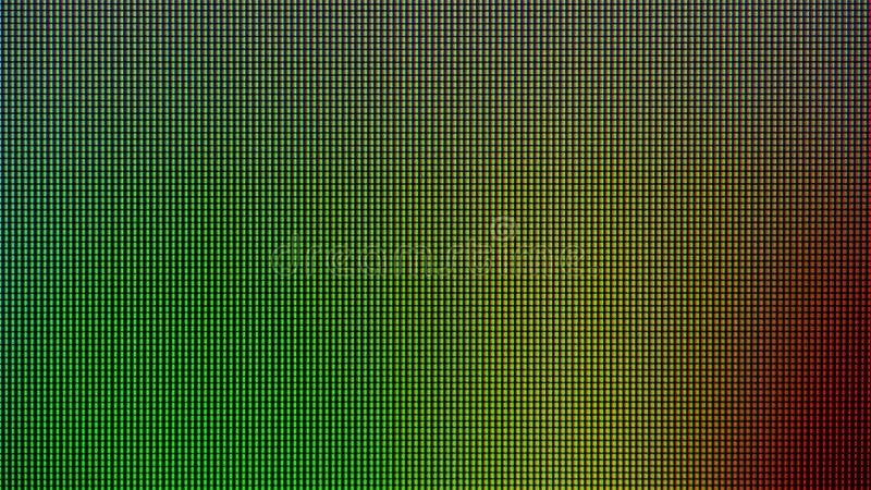 LED Lights from Computer LED Monitor Screen Display Panel for Graphic ...