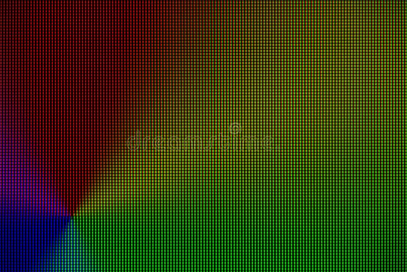 LED Lights from LED Computer Monitor Screen Display Panel for Graphic ...