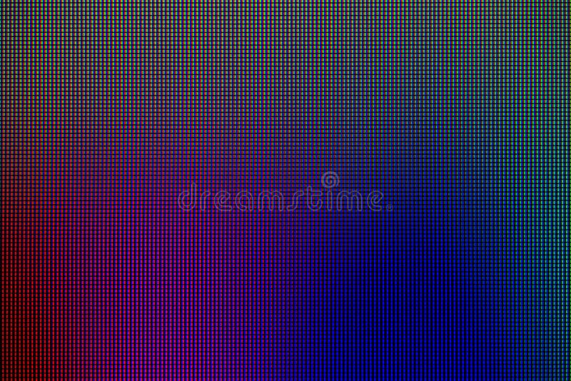 LED Lights from LED Computer Monitor Screen Display Panel for Graphic ...