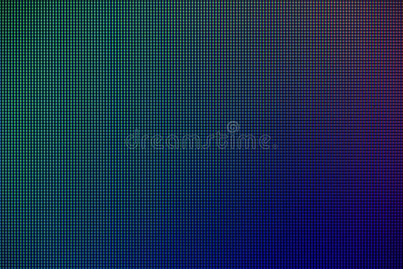 LED Lights from Computer Monitor Screen Display Panel for Graphic ...