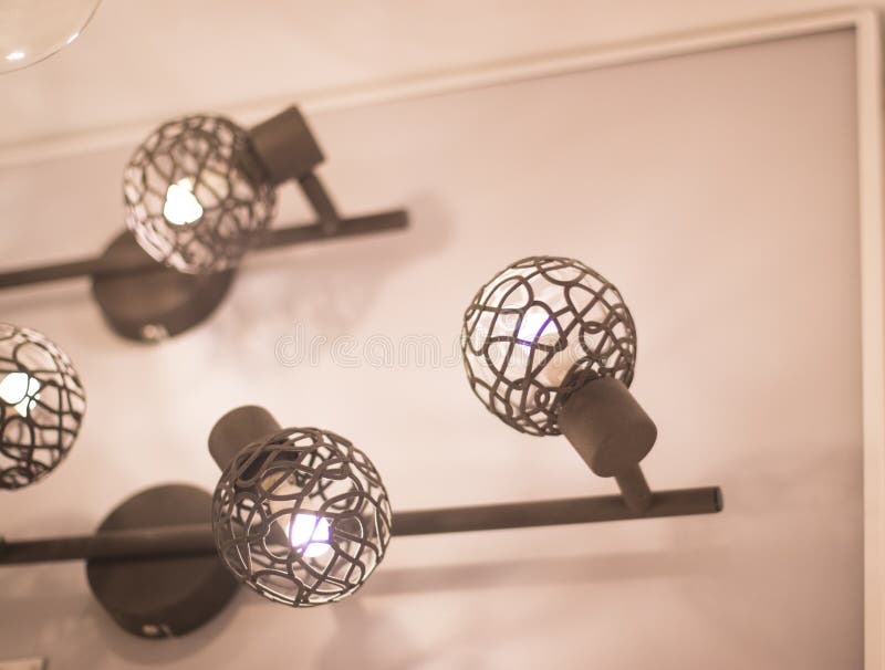 LED Lights Display in Store Stock Image - Image of show, light: 152269379