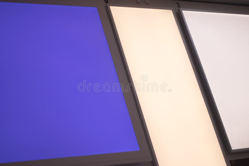LED Lights Display in Store Stock Image - Image of design, lighting ...