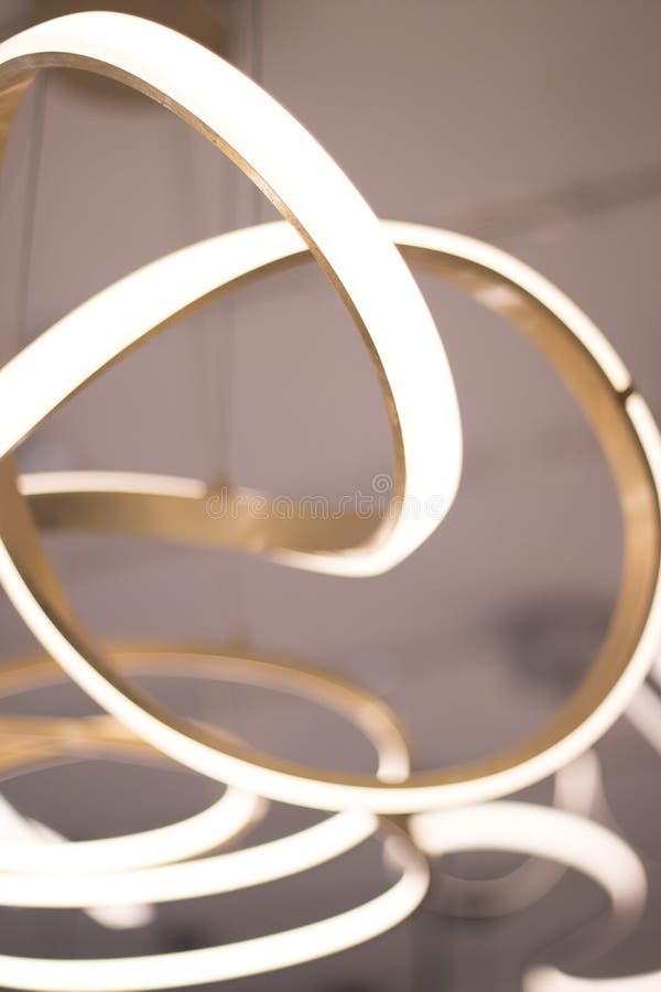 LED Lights Display in Store Stock Image - Image of display, lights ...