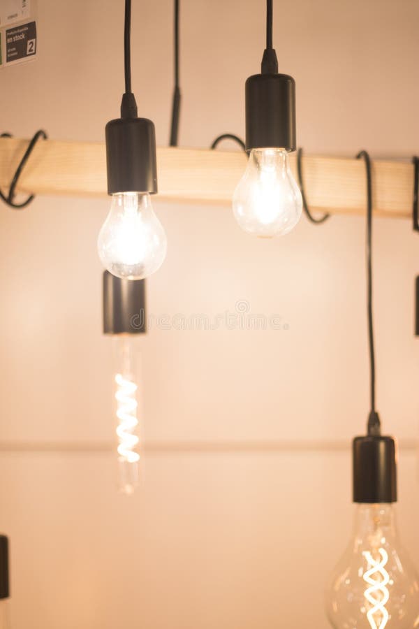 LED Lights Display in Store Stock Image - Image of glass, show: 152269433