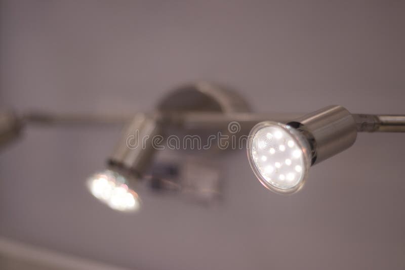 LED Lights Display in Store Stock Image - Image of interior, decor ...