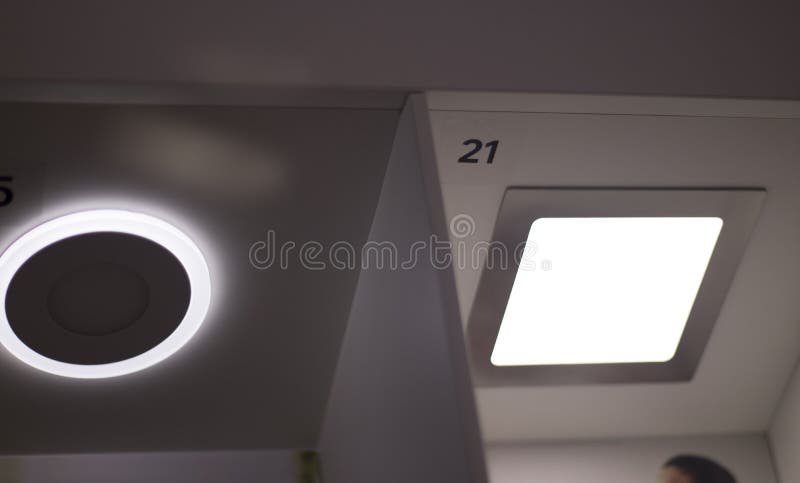 LED Lights Display in Store Stock Image - Image of abstract, retail ...