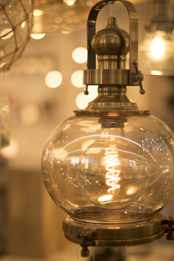 LED Lights Display in Store Stock Image - Image of interior, indoor ...