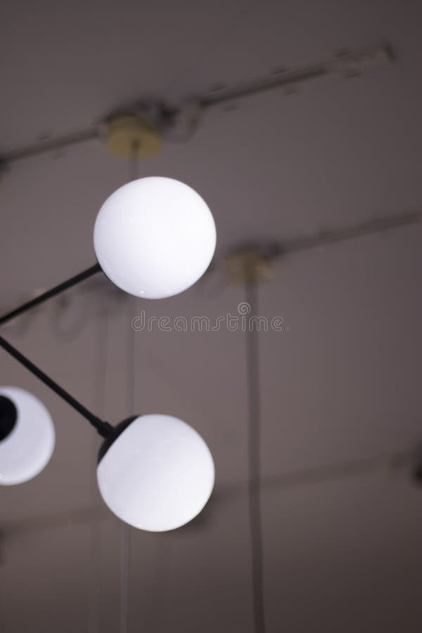 LED Lights Display in Store Stock Photo - Image of modern, background ...