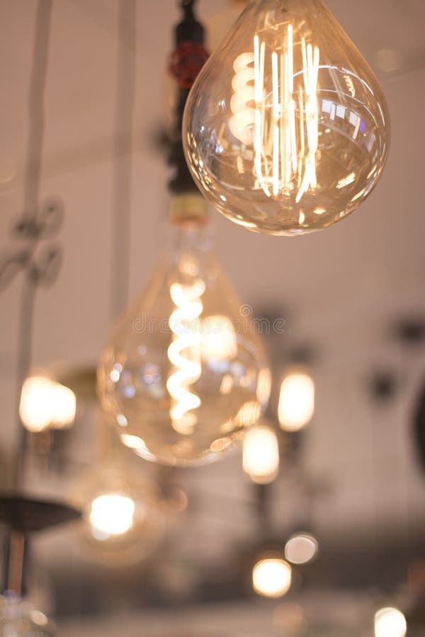 LED Lights Display in Store Stock Image - Image of mall, sale: 154117411