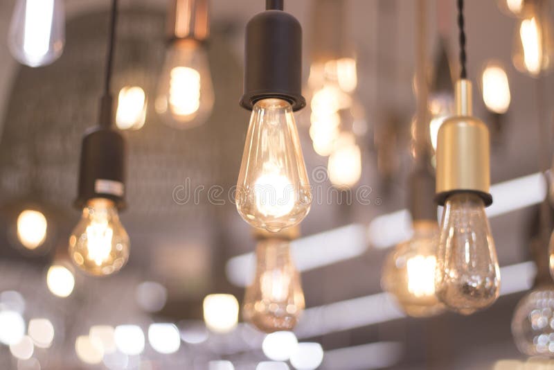 LED Lights Display in Store Stock Photo - Image of indoor, decor: 154980552