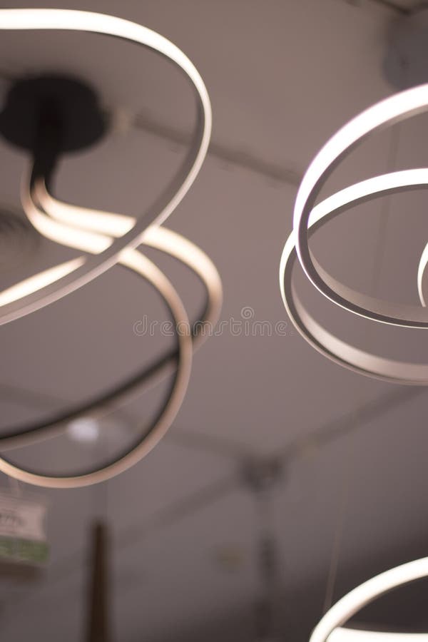 LED Lights Display in Store Stock Photo - Image of mall, display: 154980556