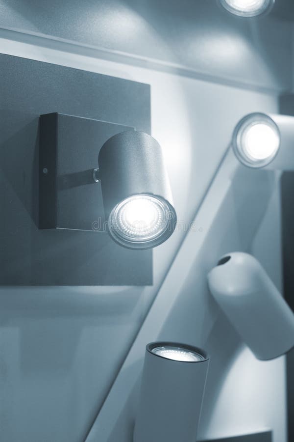 LED Lights Display in Store Stock Image - Image of mall, display: 154980569