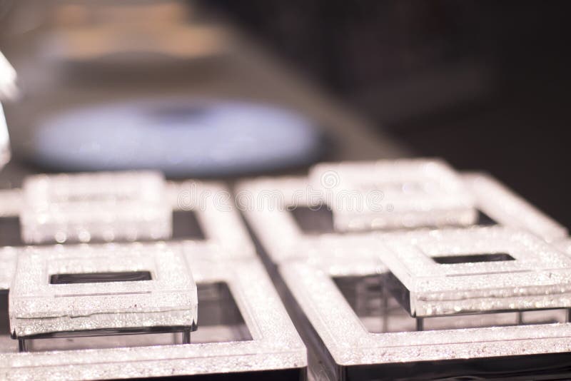 LED Lights Display in Store Stock Image - Image of light, improvement ...