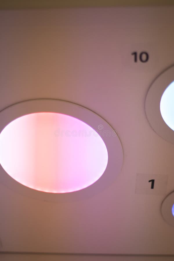 LED Lights Display in Store Stock Image - Image of appliance, inside ...