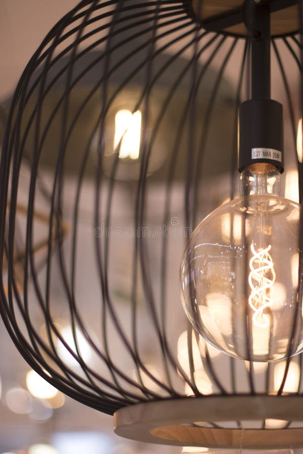 LED Lights Display in Store Stock Photo - Image of lighting, mall ...