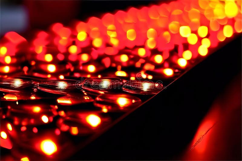 Led Lights an Led Lights Background Creating a Dynamic and Inter Stock ...