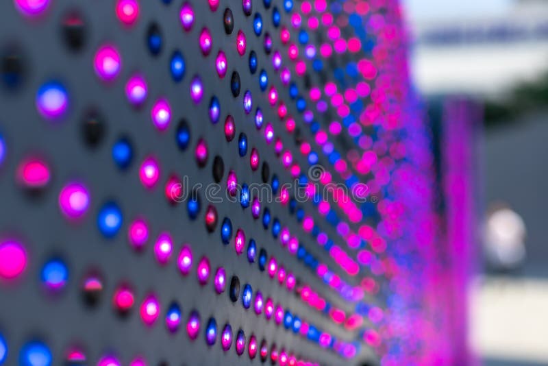 LED Lights. Multi-colored Light Bulbs for Illumination Stock Image ...