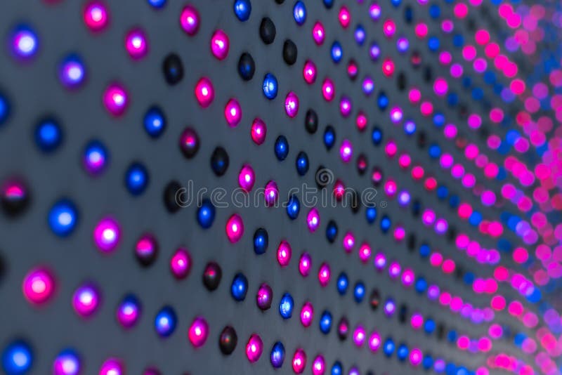 LED Lights. Multi-colored Light Bulbs for Illumination Stock Image ...