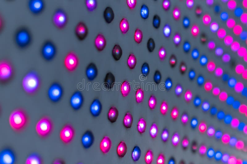 LED Lights. Multi-colored Light Bulbs for Illumination Stock Image ...