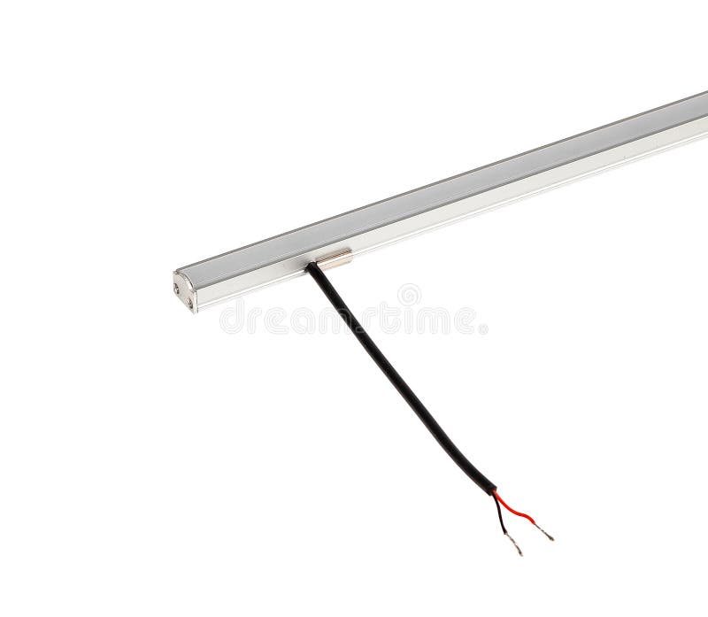 LED Ligt Bar with Isolated on White Background Stock Image - Image of ...