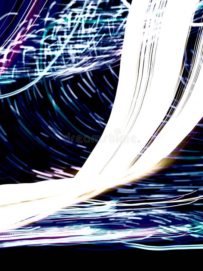 Led Lines of Lights in the Night Stock Photo - Image of illumination ...