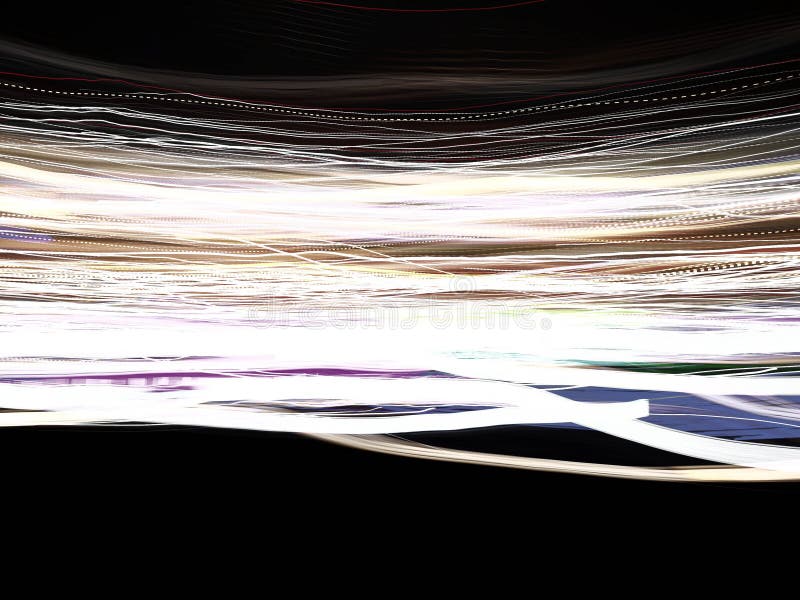 Led Lines of Lights in the Night Stock Photo - Image of bright, blur ...