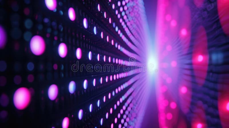 The LED Matrix Creates a Spellbinding Display Pulsating with Energy and ...