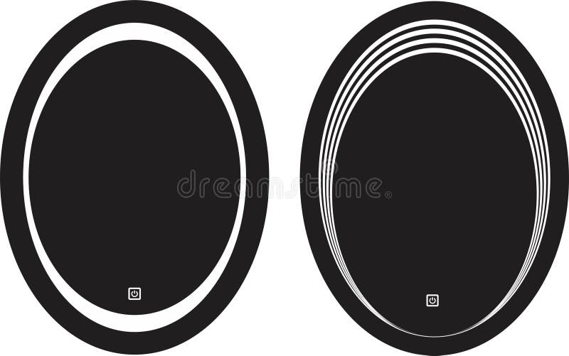 LED MIRROR BORDER DESIGN Wall Pattern Screen Pattern - Cdr X6 Stock ...