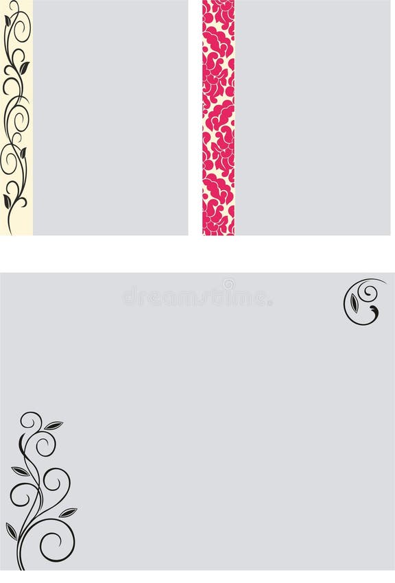 Led Mirror Glass Floral Border Pattern Frame, Design Vector ...