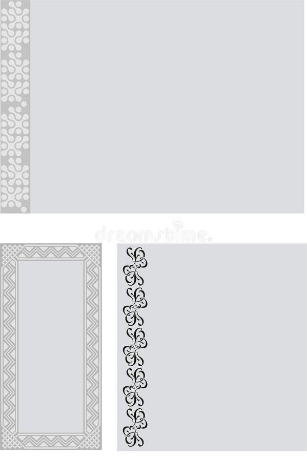 Led Mirror Glass Floral Border Pattern Frame, Design Vector ...