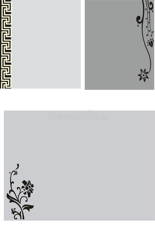 Led Mirror Glass Floral Border Pattern Frame, Design Vector ...