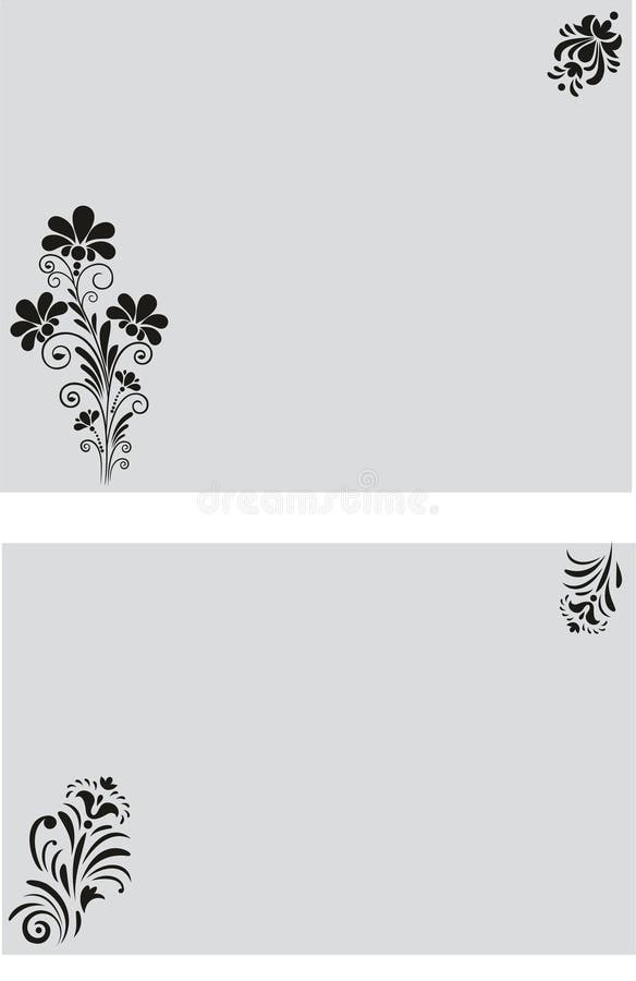 Led Mirror Glass Floral Border Pattern Frame, Design Vector ...