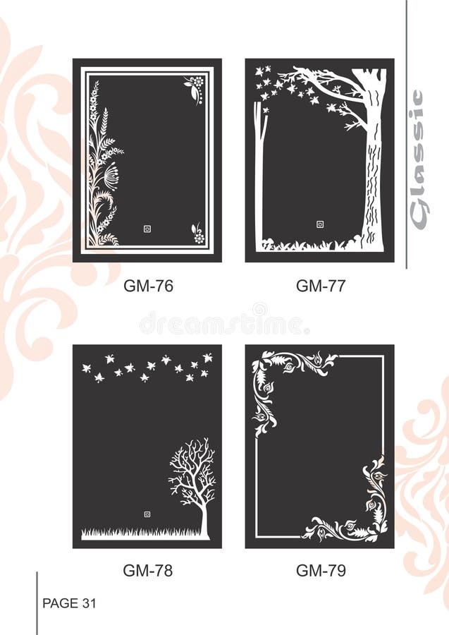 Led Mirror with Touch Sensor Design Stencil Cdr X6 Stock Vector ...