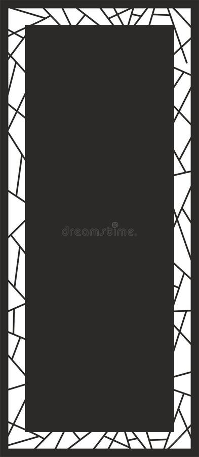 Led Mirrors Glass Border Design Vector CDR Stock Vector - Illustration ...
