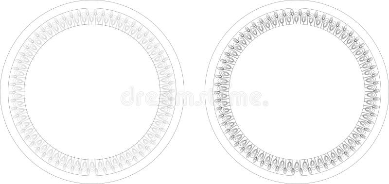 Led Mirrors Glass Border Design Vector CDR Stock Vector - Illustration ...
