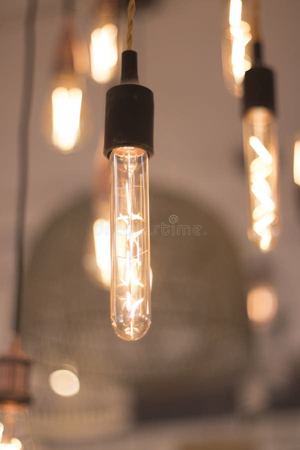 LED Lights Display in Store Stock Photo - Image of market, decor: 159443522