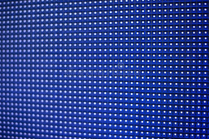 Glowing Led Panel. Abstract Blue Background. Stock Photo - Image of ...