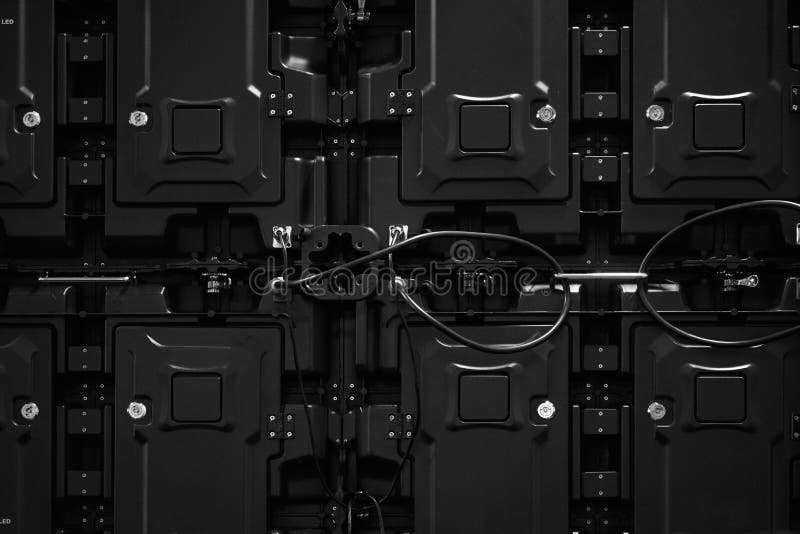 LED panel. Back side stock photo. Image of futuristic - 209644756