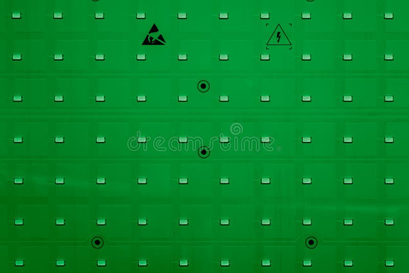 Green led panel PCB stock image. Image of isolated, modern - 214344745