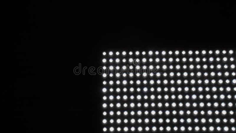 LED Panel, Hundreds of Led Glow in the Dark Stock Video - Video of ...