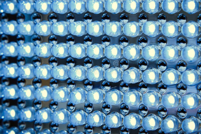 Led Panel in Fluorescent Light Stock Photo - Image of leds, close ...