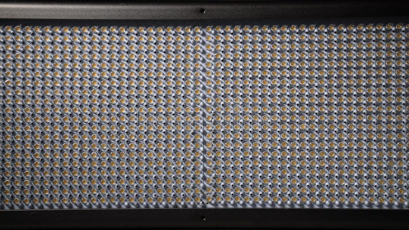 LED Panel with Many Diodes. Dolly Shot Stock Video - Video of ...
