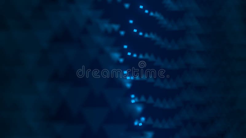 Led Particles Flow on Color Background. Modern Design Element. 3d ...