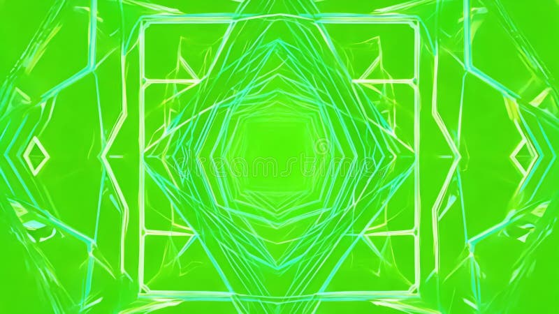 The LED Patterns Shimmer Against the Green Backdrop Forming Intricate ...