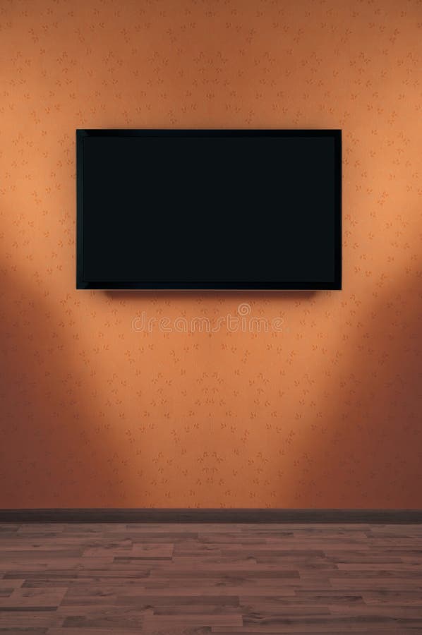 LED Plasma TV stock illustration. Illustration of screen - 22659380